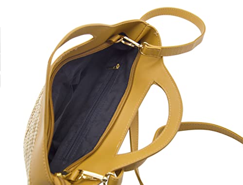 UEOE Straw Purse For Women Crossbody Bag Summer Rattan Beach Bag Wicker Shoulder Bag (Style B)