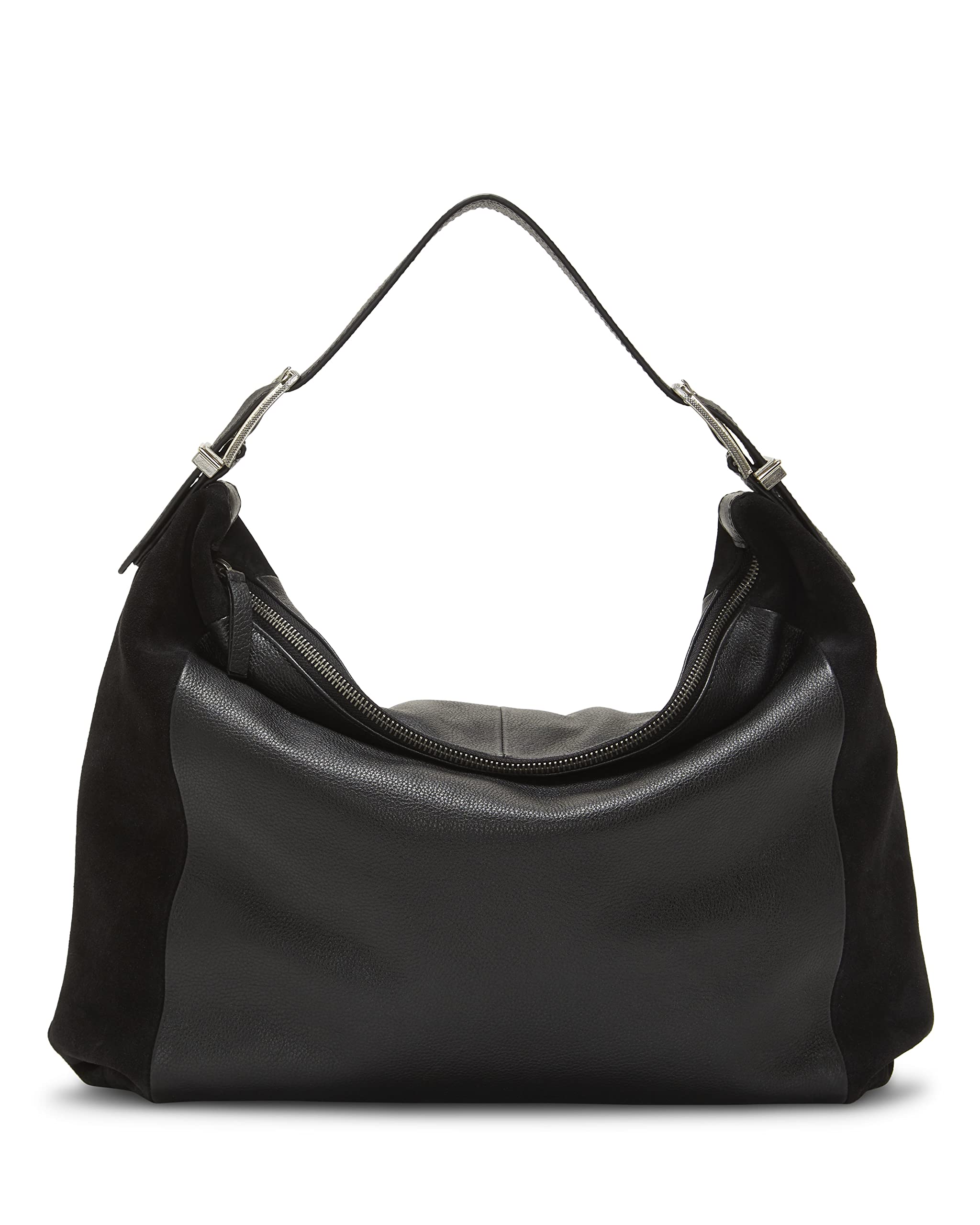Vince Camuto Womens Elija Bag Hobo, Black, One Size US