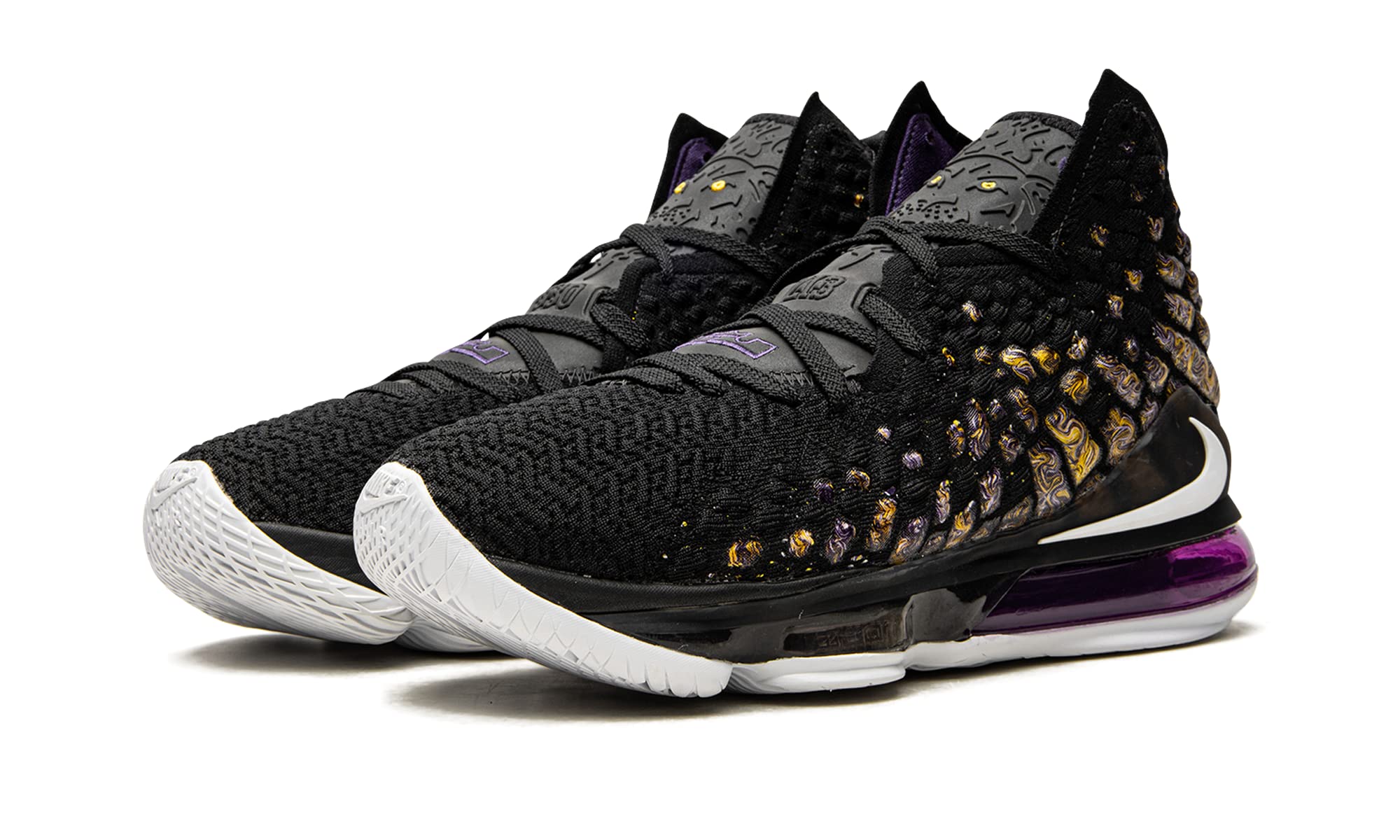 Nike Mens Lebron 17 BQ3177 004 Lakers - Size 10.5