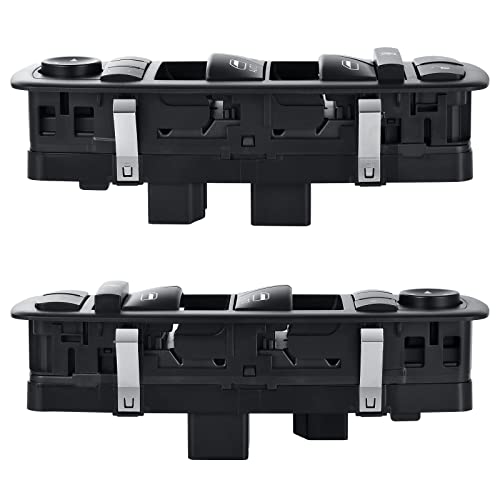 PUENGSI Master Power Window Switch for | 2009-2012 Dodge Ram 1500 2500 3500 | Replaces OE 4602863AB, 4602863AC, 4602863AD