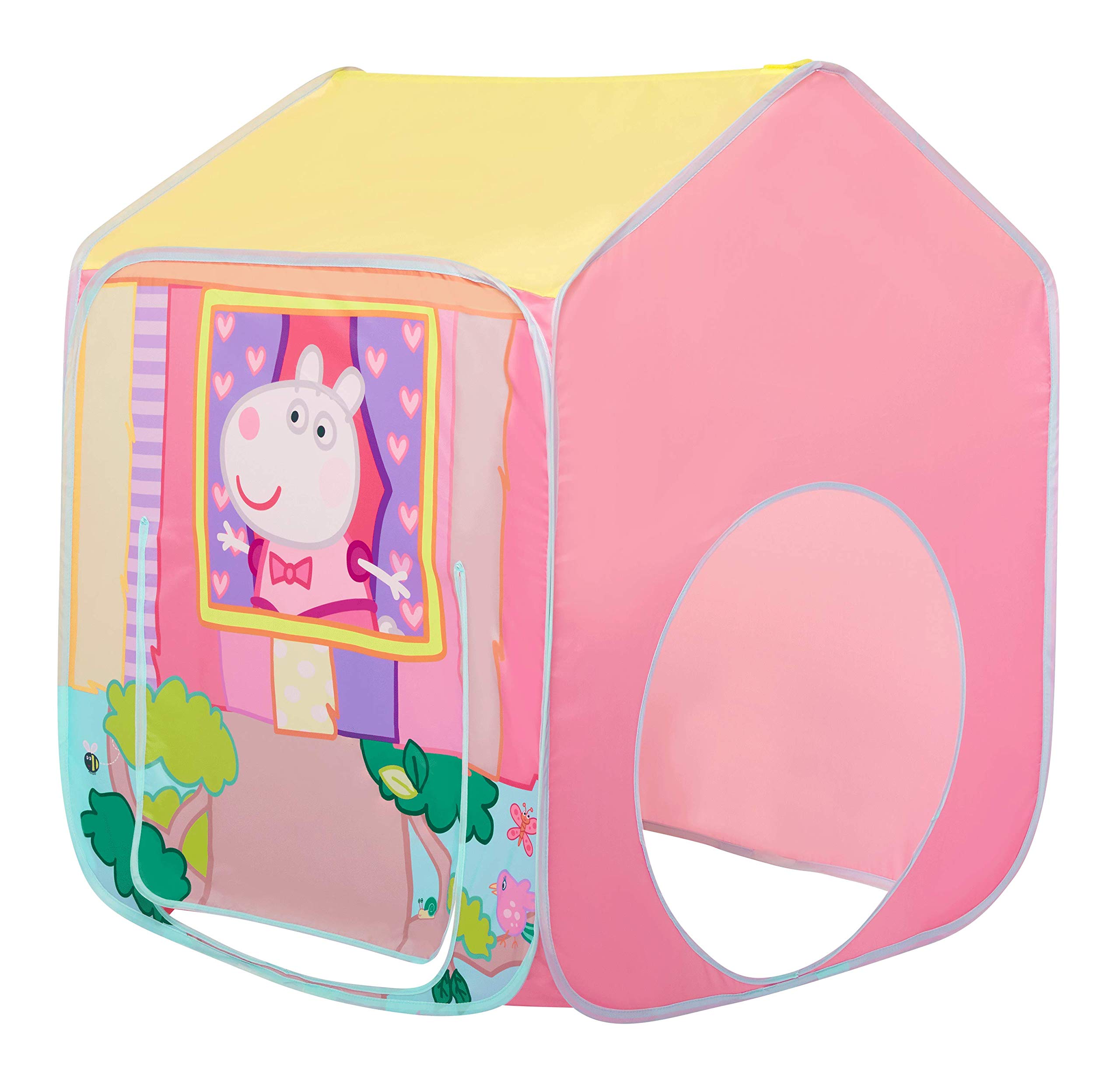Peppa Pig Kids Tent Pop Up Play Tent, Pink