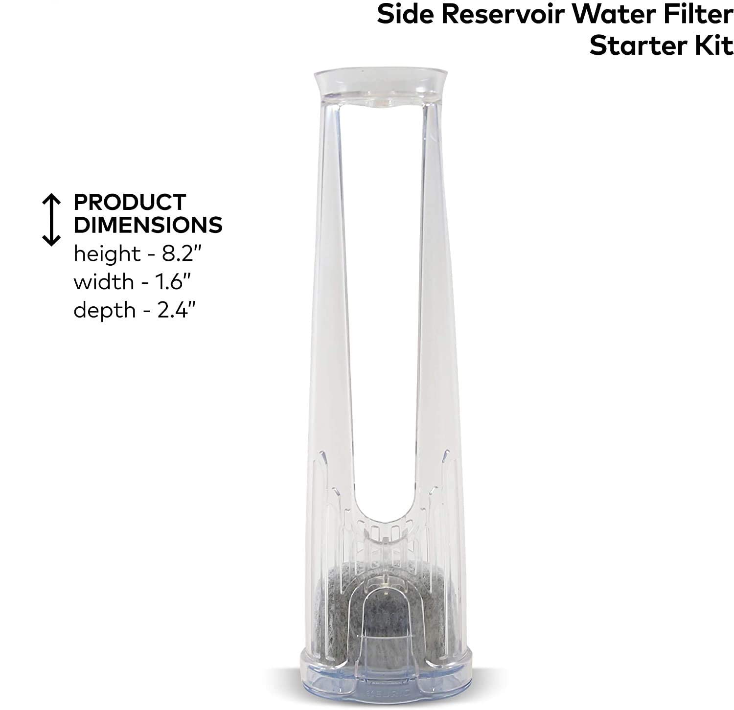 ZFBBfor Keurig Starter Kit Replacement 2.0 Coffee Maker - for Keurig Parts Includes Side Reservoir Filter Holder and 1 Pack Water Filter Cartridges (Clear)