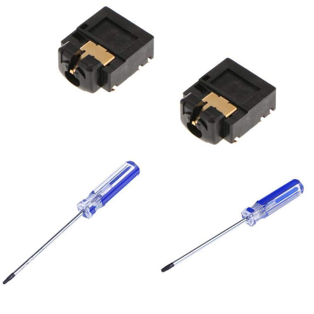 schicj133mm Replacement 3.5mm Jack Headphone Audio Port,for Xbox One Controller,with Repair Parts Screwdriver