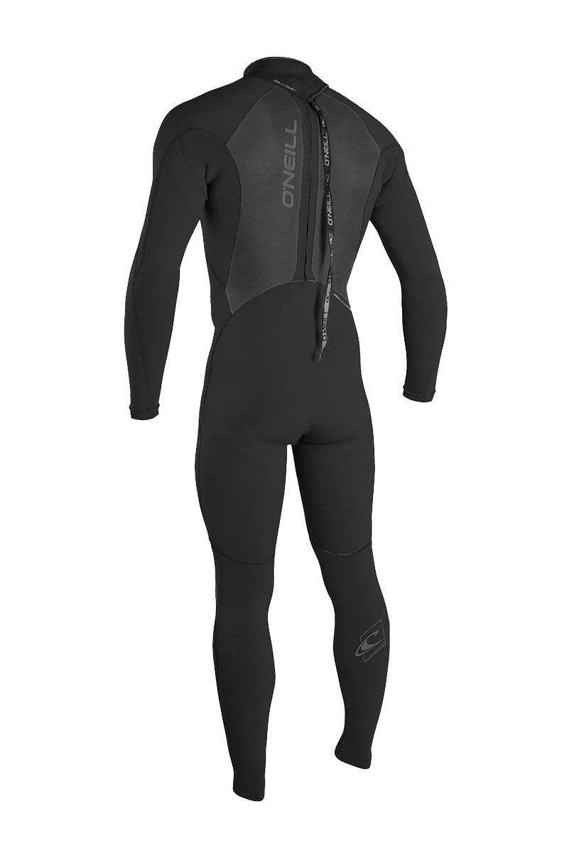 O'Neill Wetsuits Men's Epic 3/2mm Back Zip Full Wetsuit, Black/Black/Black, XX-Large