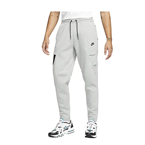 Nike mens Sportswear Tech Fleece Utility Pant, Football Grey/Light Smoke Grey-black, 3X-Large