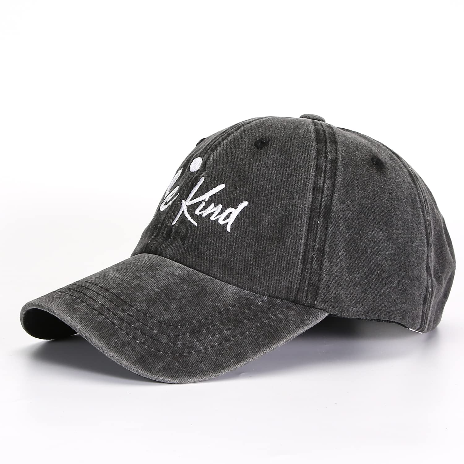 TUREIOP Embroidered Bee Be Kind Baseball Cap Hat Fun Baseball Cap Cool Trucker Hat Outdoor Camping Gift Accessories Snapback