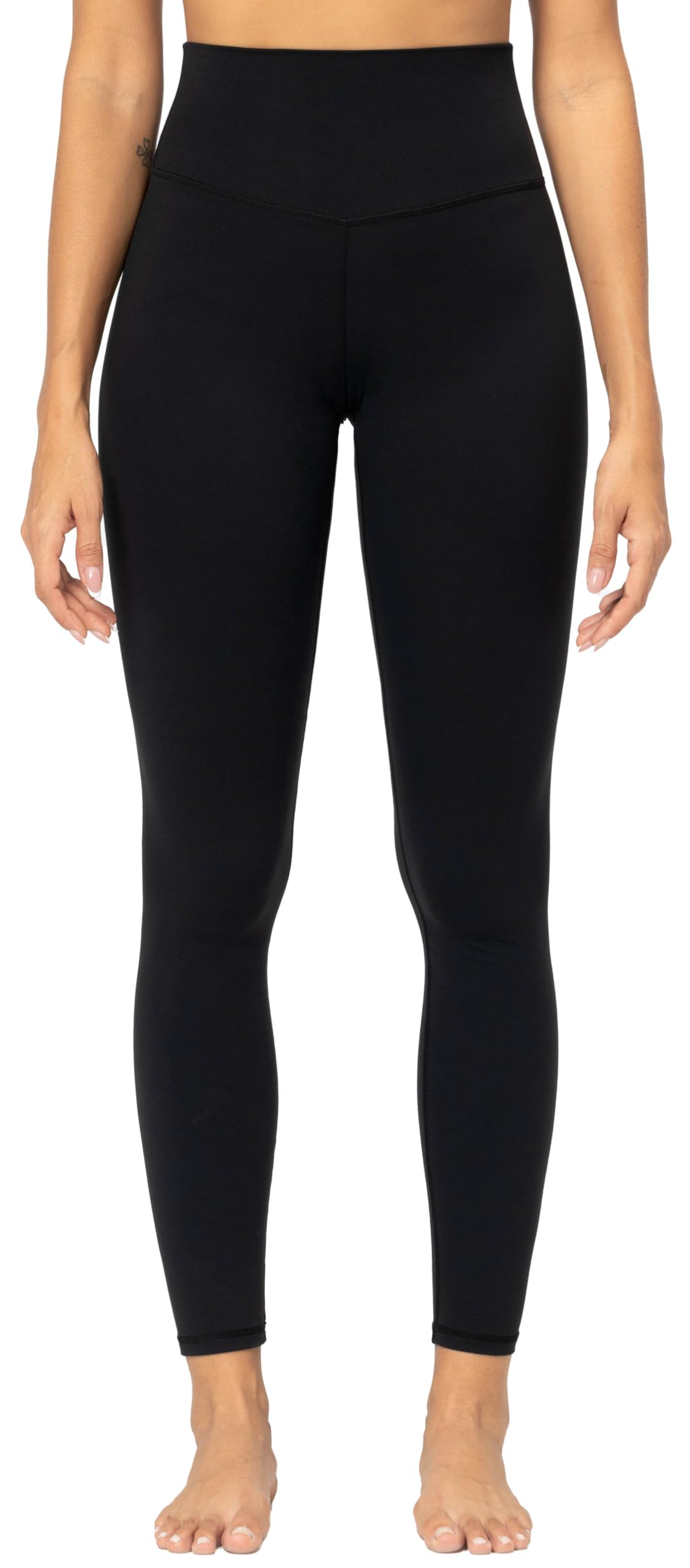 Sunzel Sunzfly Leggings for Women with Tummy Control High Waisted Yoga Pants 7/8 Length for Workout Blue Leopard
