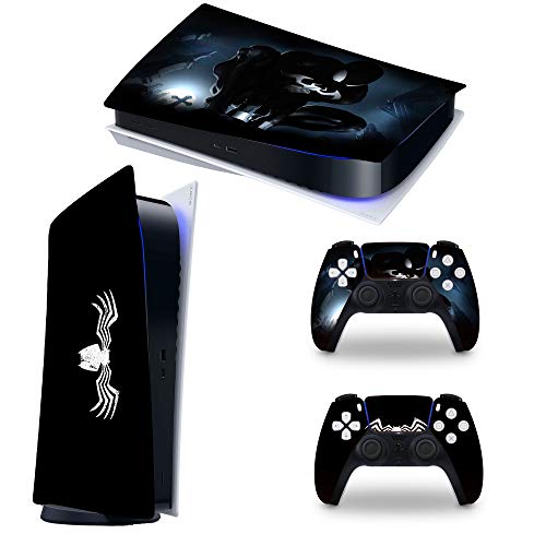 Super Hero PS5 Standard Edition Whole Body Vinyl Skin Sticker Decal Cover for PlayStation 5 System Console and Controllers