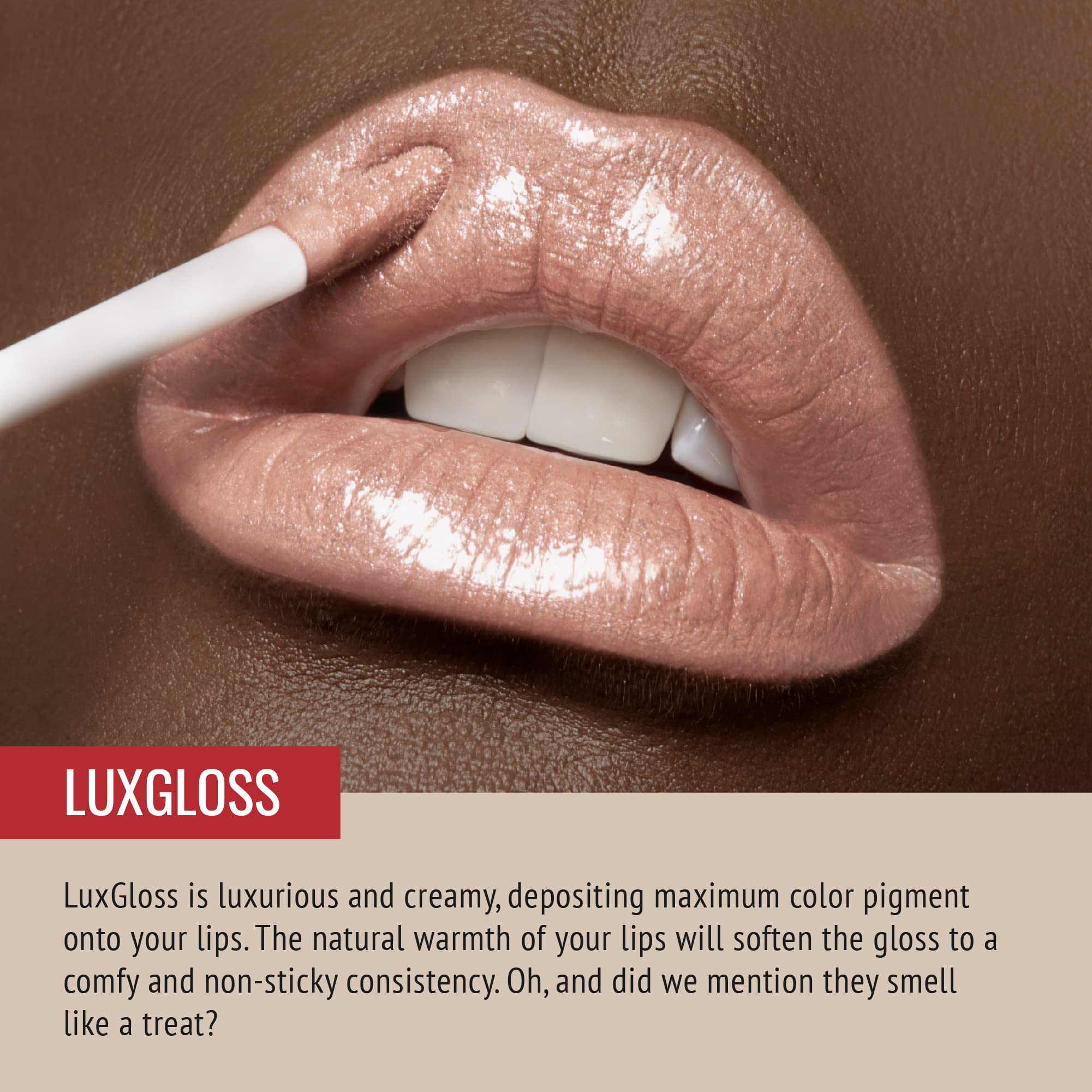 Runway Rogue LuxGloss Lip Gloss, High-Pigment Shimmer Soft Pastel-Pink Lip Gloss, ‘Catwalk’