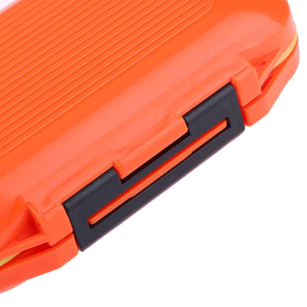 UXZDX CUJUX Outdoor 12 Grid Fishing Bait Hook Bait Storage Box Waterproof Fishing Tackle Bracket Square Box Accessories