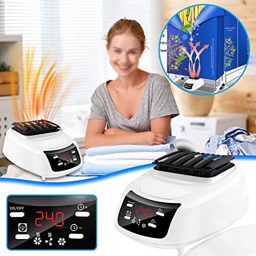 Portable Clothes Dryer Remote Comtrol Electric Laundry Air WarmerCloth Drying Machine Clothing Shoes Heater