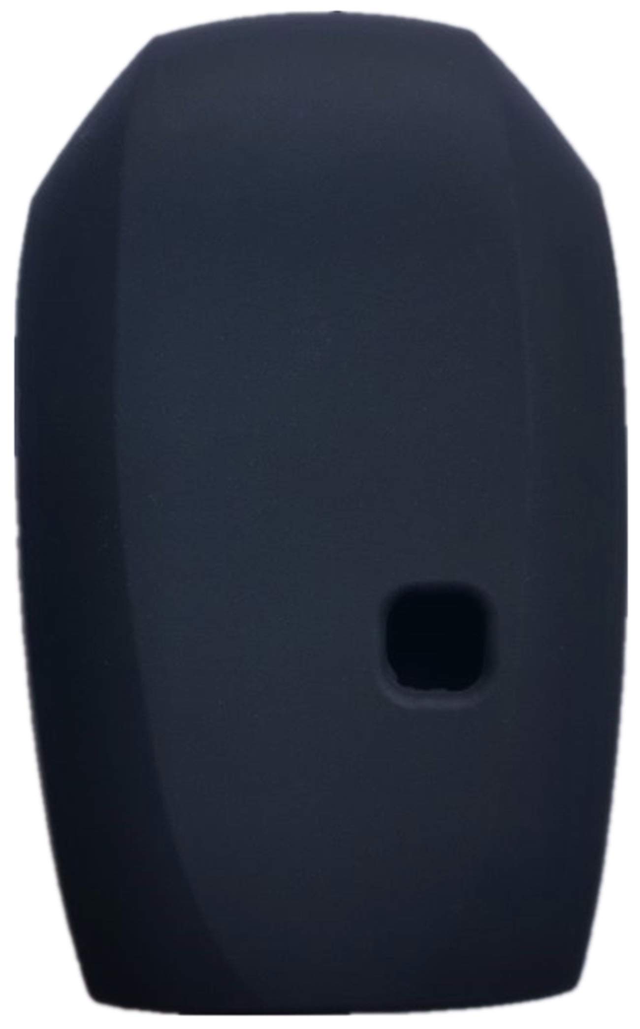 RUNZUIE Silicone Keyless Entry Remote Key Fob Cover Protector Compatible Fit for 2020 2019 Infiniti QX60 QX50 Black with Red 5 Buttons