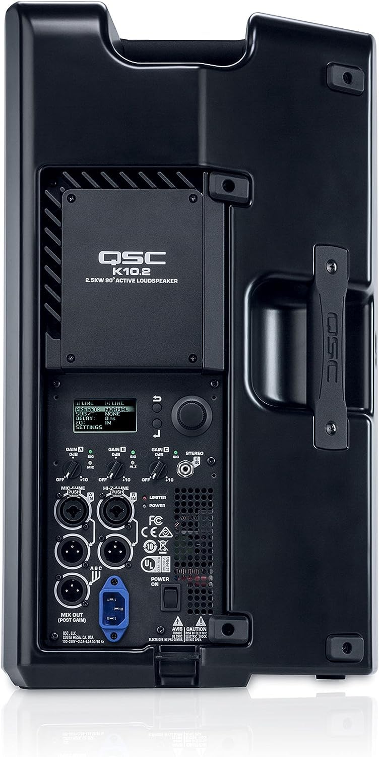 QSC K10.2 Active 10"" Powered 2000 Watt Loudspeaker, multicolored