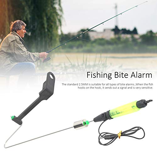 Yeuipea Fishing Bite Alarm,Fishing Bite Indicator Alarm Sensitive Adjustable Weight Stainless Steel Fishing Tool Accessories