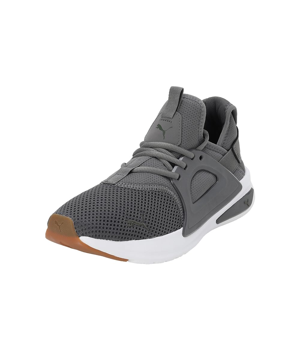PUMA(プーマ) Unisex's Running Training Sneakers Athletic Shoes, Cool Dark Grey/Martle/Gum/Puma White, 27.0 cm