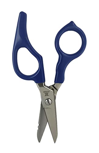 Zeluga 12-229 5in. Heavy Duty Stainless Steel Electician's Scissor with Ergonomic Handle