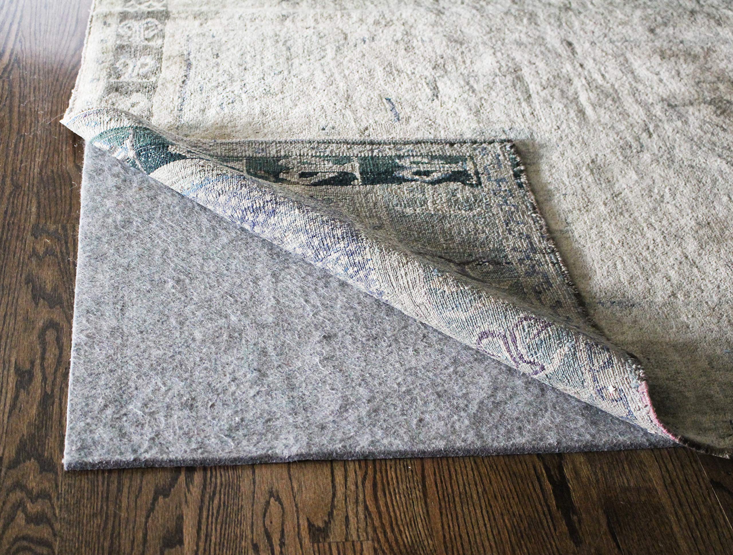 RUGPADUSA - Basics - 11'x13' - 1/3" Thick - 100% Felt - Premium Comfort Rug Pad - Made in The USA
