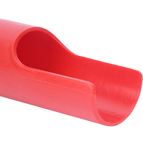 Yeuipea Foldable Fishing Rod Ground,4PCS Red 32cm Foldable Fishing Rod Ground Inserted Holder Stand Pole Bracket Tackle Accessory(32 * 4.5 * 4.5cm)