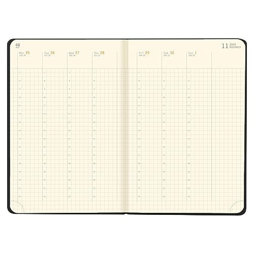 RHODIA Rhodia cf117299 Notebook Diary A5 Weekly Vertical Type Web Planner Weekly Vertical, Black