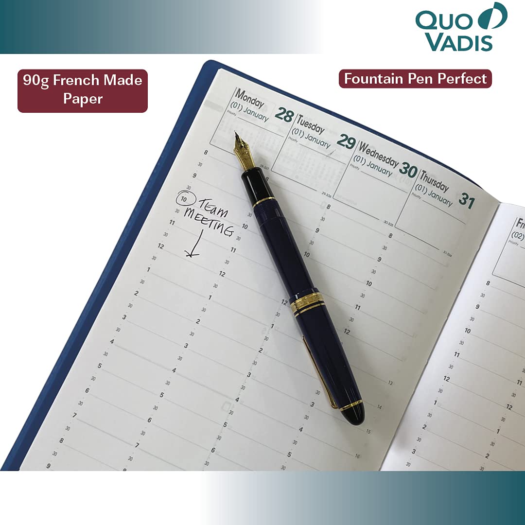 Quo Vadis 2024 Refill For President Planner - Time Management Appointment Organizer