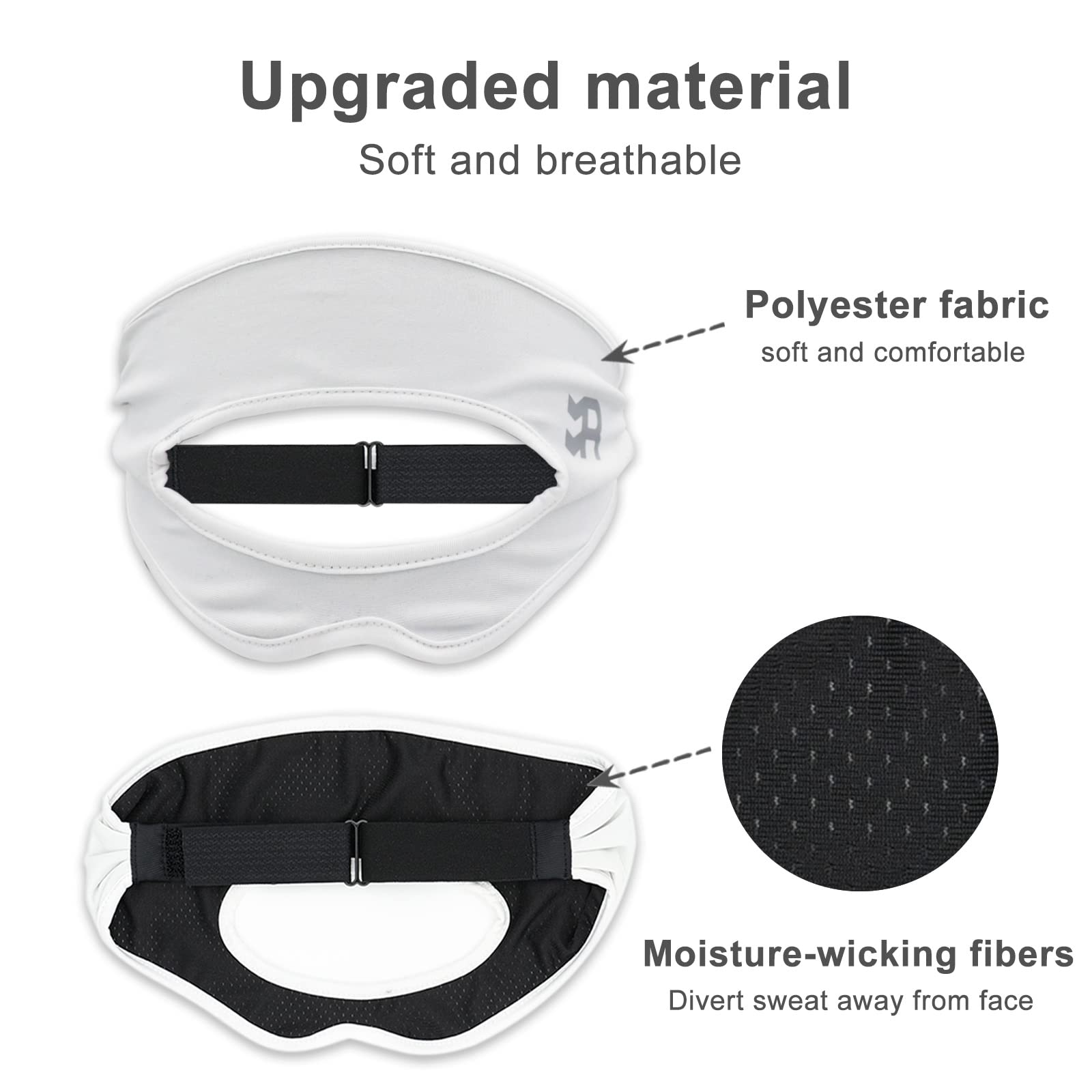 VR Mask Sweat Band Facemask Compatible with Oculus Quest 2 Accessories (3pcs)