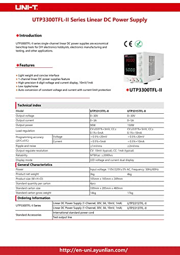UNI-T linear DC power supply (UTP3313TFL-II)