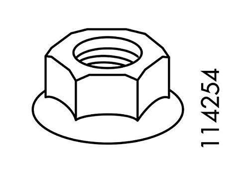 Spare Hardware Parts MALM Bed Frame Crescent Nut and Small Nut Pack (Replacement for IKEA Part #122998 + 114254) (Pack of 4)