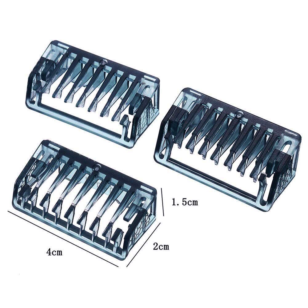 Shaver Comb 3 PCS for Solo Men's Full Body Electric Shaver Trimmer Comb Solo Shaver Replacement Comb 1.3.5mm with Cleaning Brush(3comb+Brush)