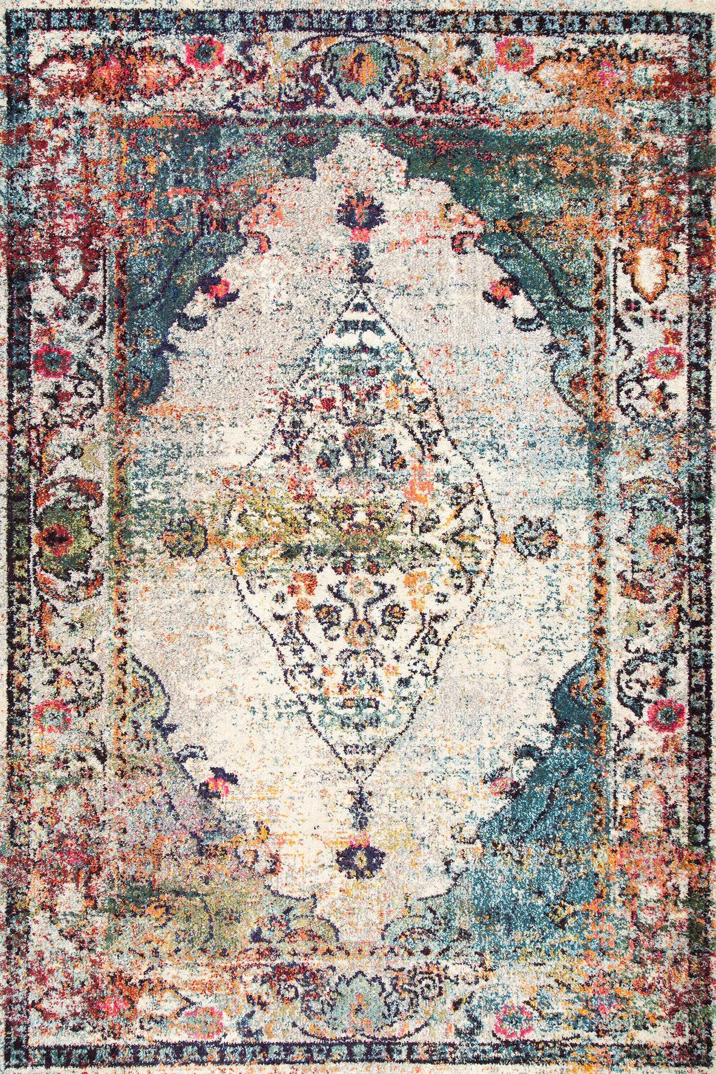 nuLOOM Vintage Medallion Veronica Area Rug, 7x9, Blue