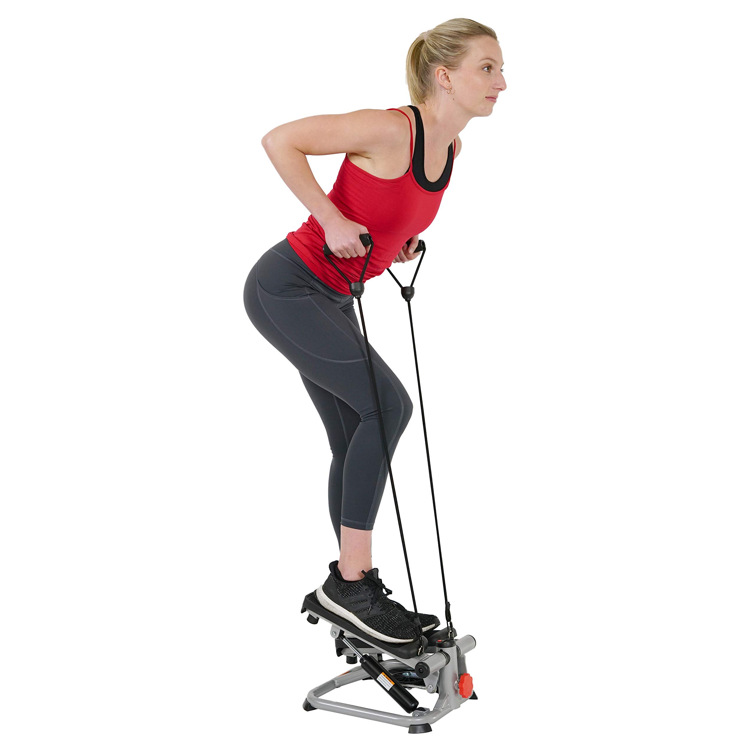 Sunny Health & Fitness Total Body Step Machine SF-S0978, Gray (Renewed)