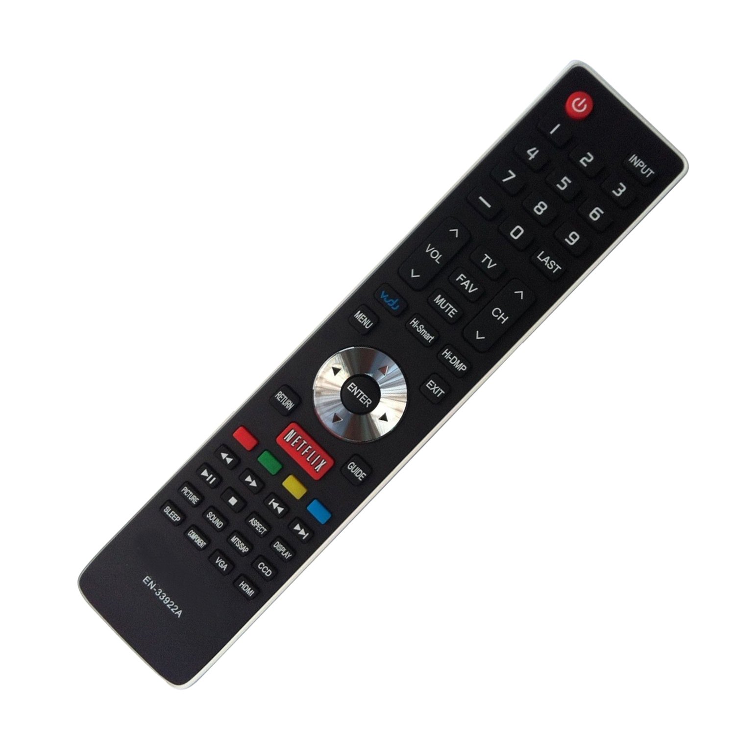 NEW Smart Internet TV REMOTE Control EN-33922A for Hisense Smart Internet TV LHD32K366WUS LTDN40K366NWUS LTDN40K366WUS LTDN50K366GWUS LTDN50K610GW LTDN55K610GW¡