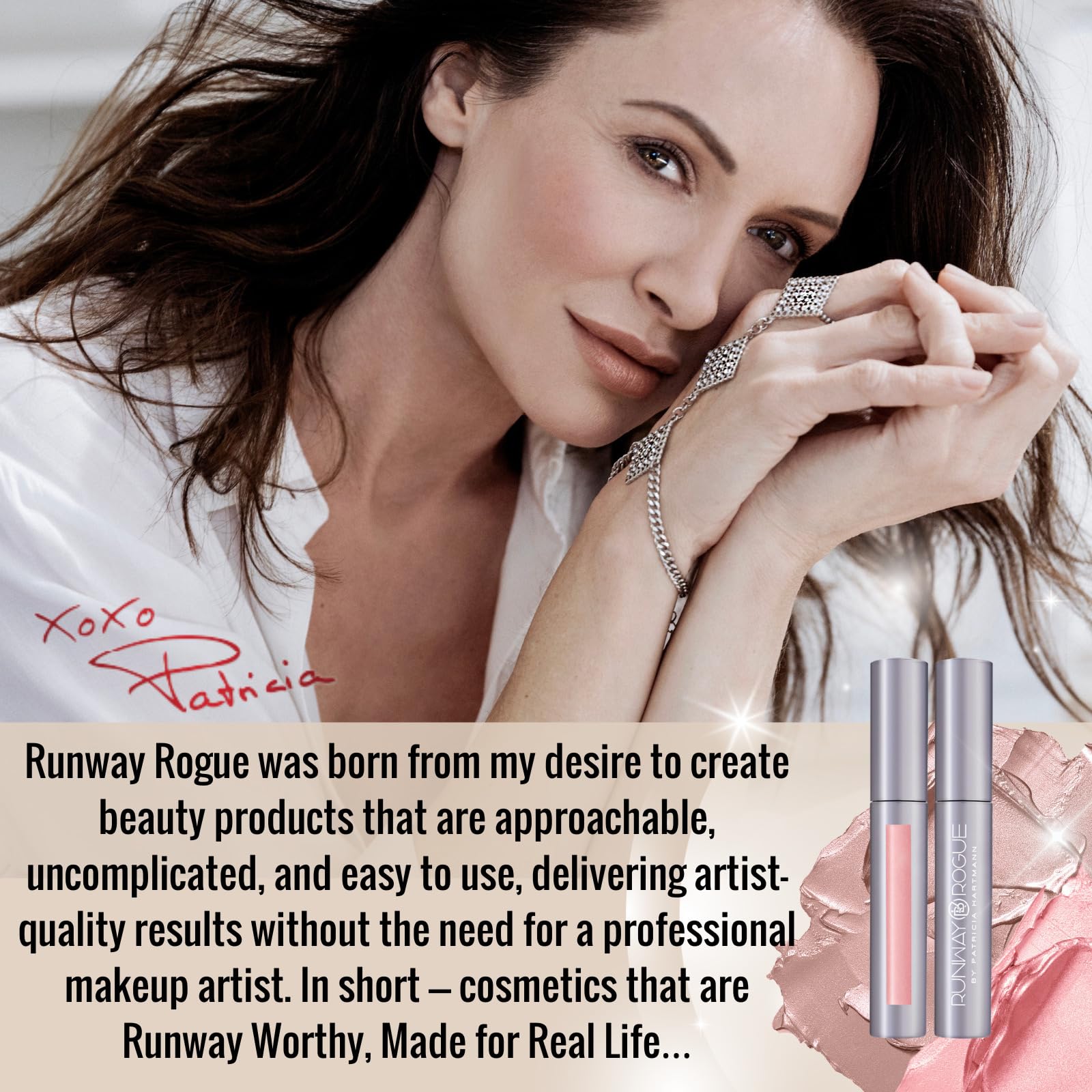 Runway Rogue LuxGloss Lip Gloss, High-Pigment Shimmer Soft Pastel-Pink Lip Gloss, ‘Catwalk’