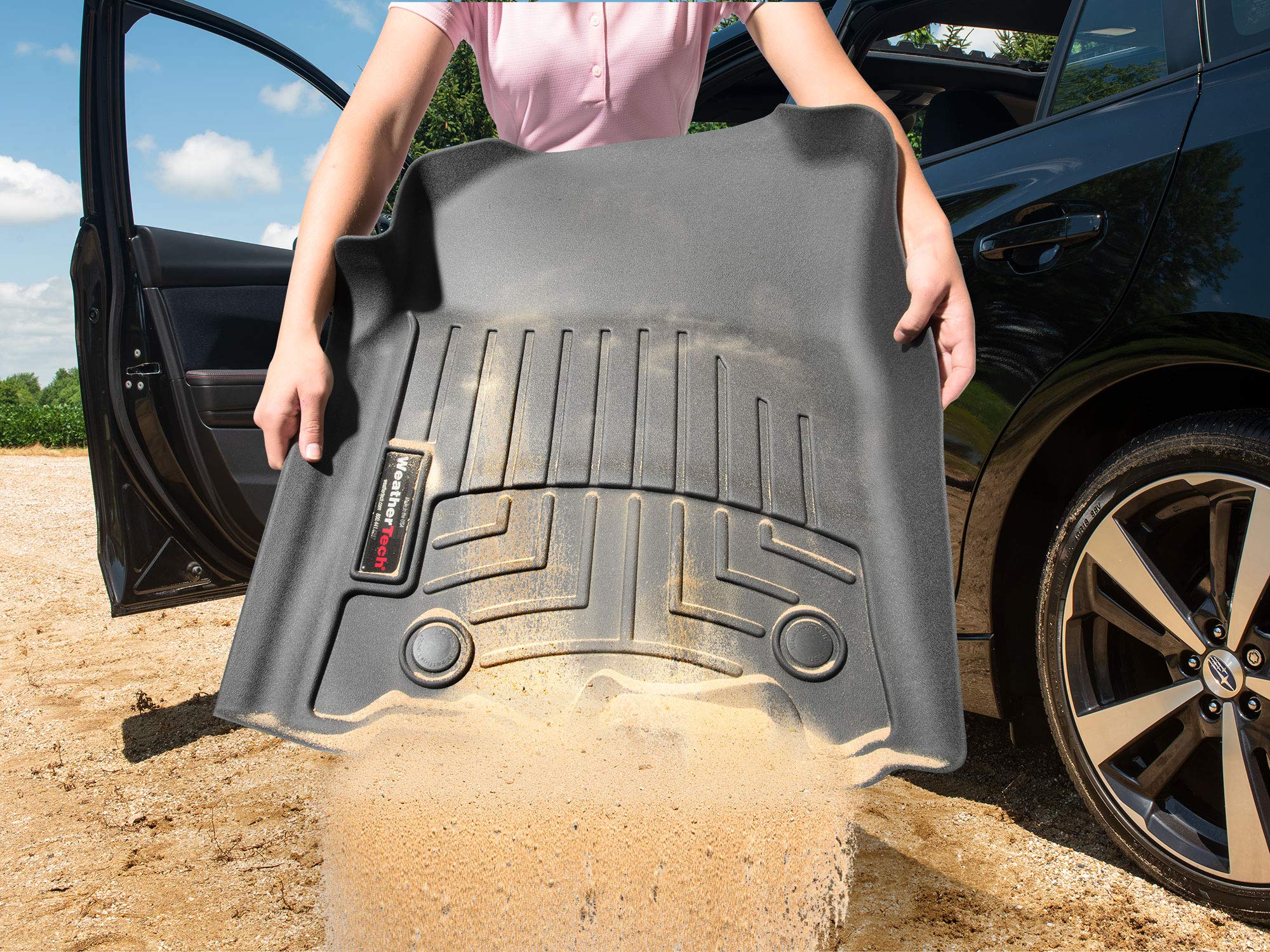 WeatherTech Custom Fit FloorLiners for Jeep Grand Cherokee L, Grand Cherokee 4xe - 1st Row (4416961), Black