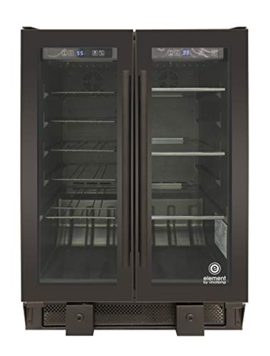 Vinotemp EL-BWC102-02 Touch Screen Beverage Wine Cooler, Black