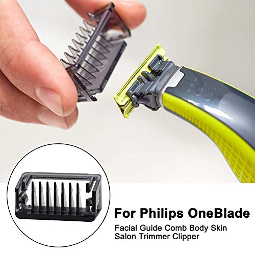 RICH Guide Comb for Philips OneBlade, Facial Hair Clippers Beard Trimmer Guide Comb,1/2 / 3 / 5mm for Choose