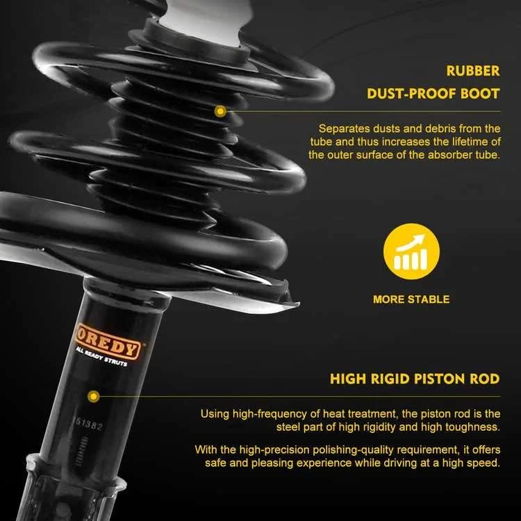 OREDY 2PCs Front Struts w/Coil Spring Assembly Replacement for Nissan Pathfinder XTERRA Suzuki Equator - 171103