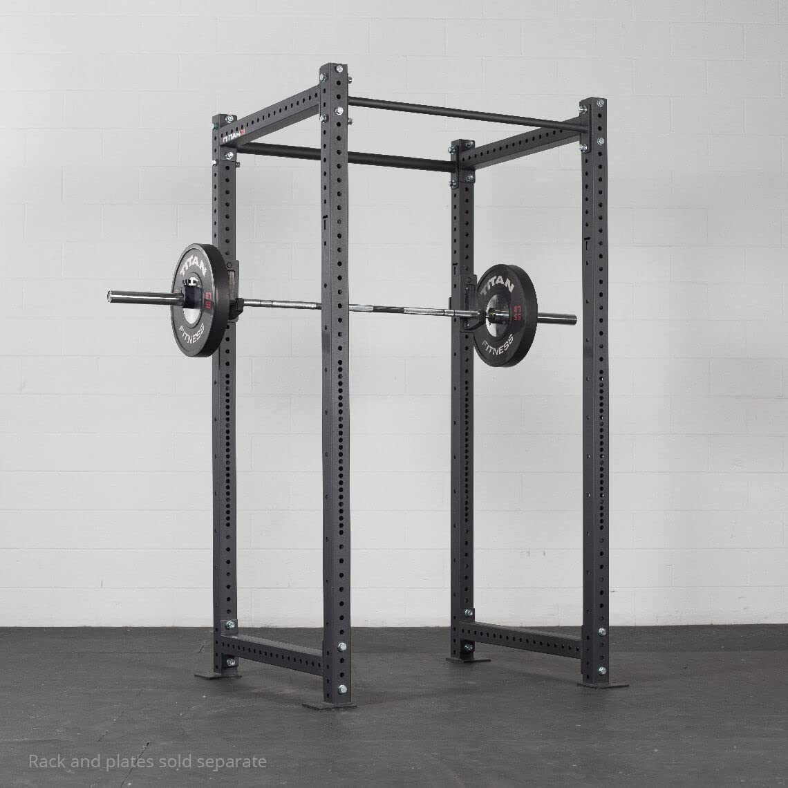 Titan Fitness Olympic Bar, Bench Press Barbell, Chrome, 700 lb. Capacity, 84 in.