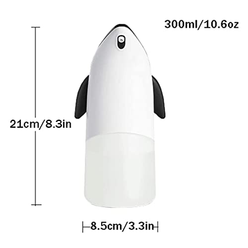 Soap Lotion Dispenser Automatic Soap Dispenser 10.6oz Foam Lotion Dispensers Touchless Soap Pump Dispenser for Bathroom Kitchen Reusable