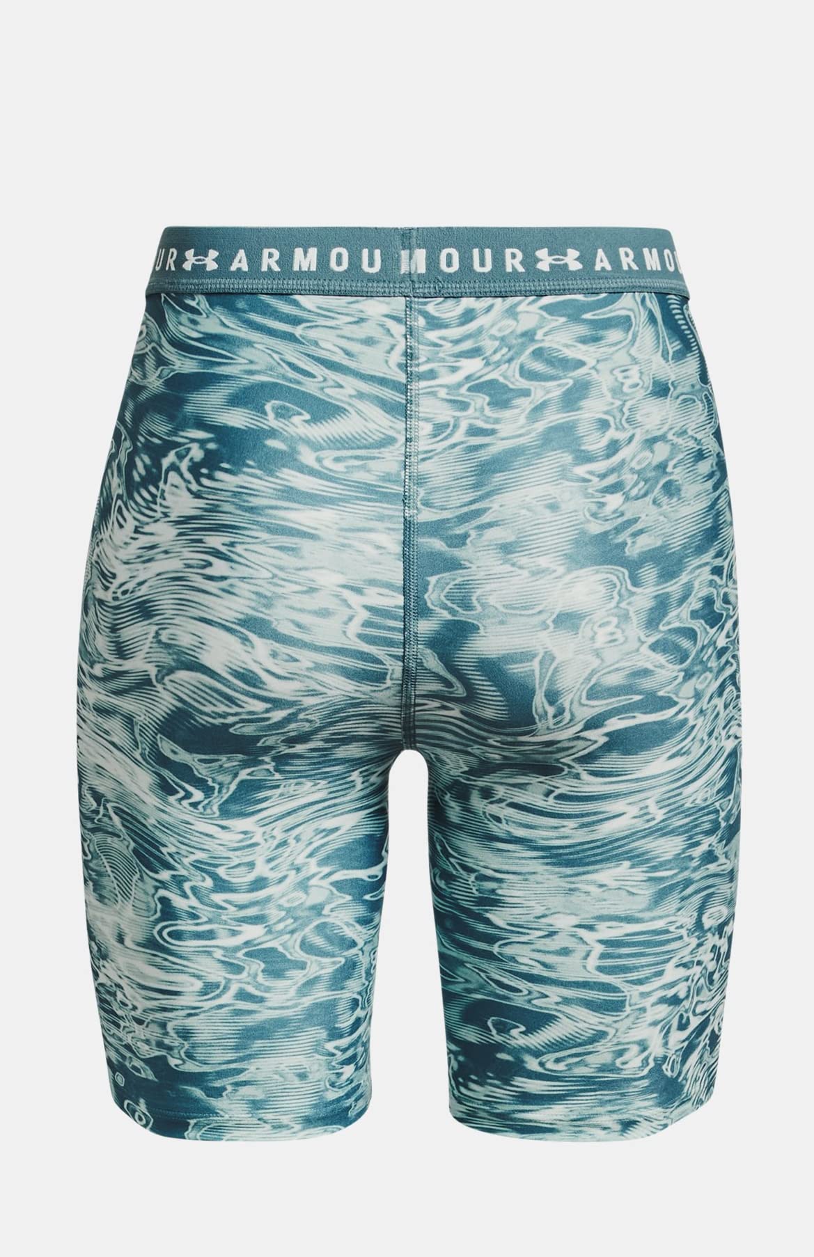 Under Armour Women's HeatGear Armour Bike Shorts (Jade/Summit White, Medium)