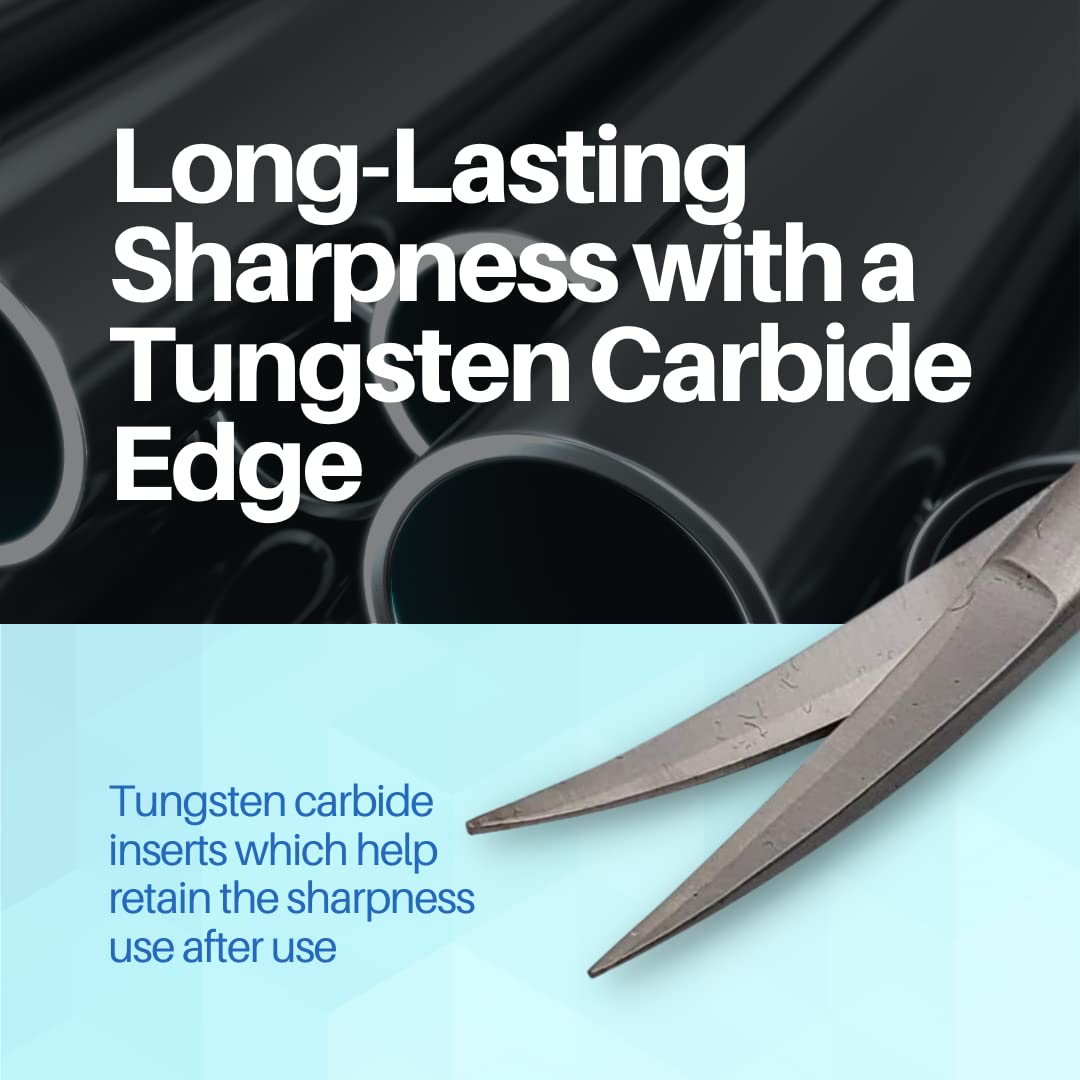 Scissors Curved 5 inches with tungsten carbide inserts Gold Plated handle extra sharp ARTMAN BRAND