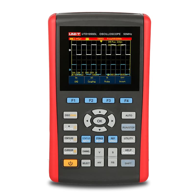 UNI-T UTD1000L Series economical hand-held digital storage oscilloscope 25 MHz 3.5 inches TFT LCD MULTIMETER Funtion (UTD1025CL 1 Channel)