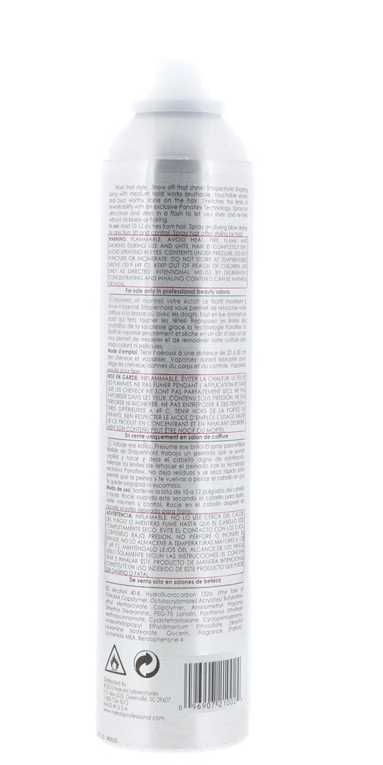 Shape n Hold Flat Iron Hairspray 10 ozQ
