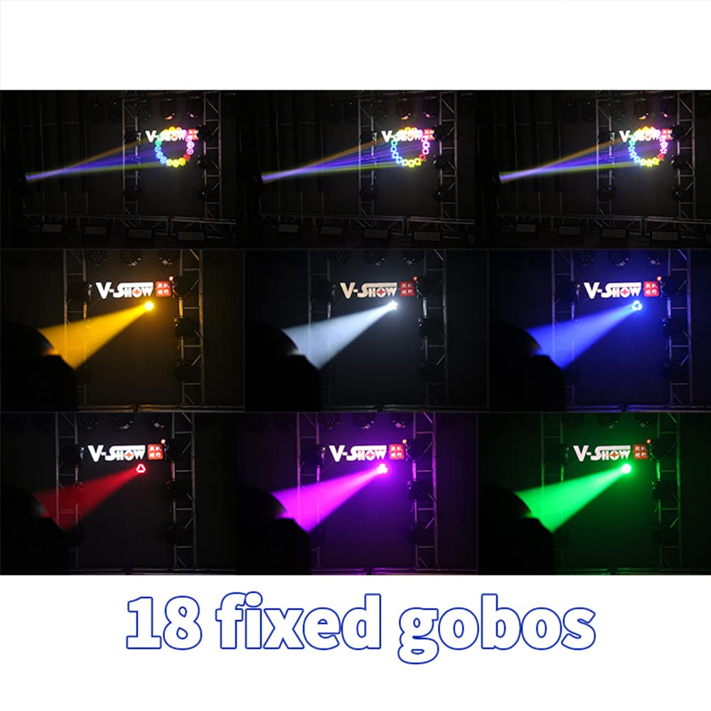 V-Show 198W LED Module Beam Moving Head Light with halo-Stage Moving Beam Head for Disco Club Party Stage Lighting Shows