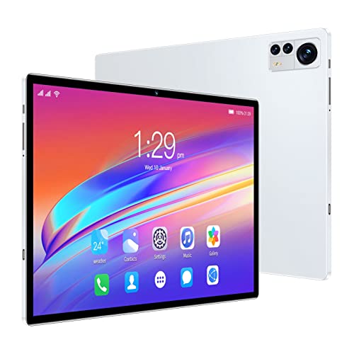 VINGVO Tablet PC, 100-240V 10 Inch Tablet 5G WiFi Dual Band 8G RAM 128G ROM for Home (Grey), US Plug (VINGVOy8ravdbhke-11)