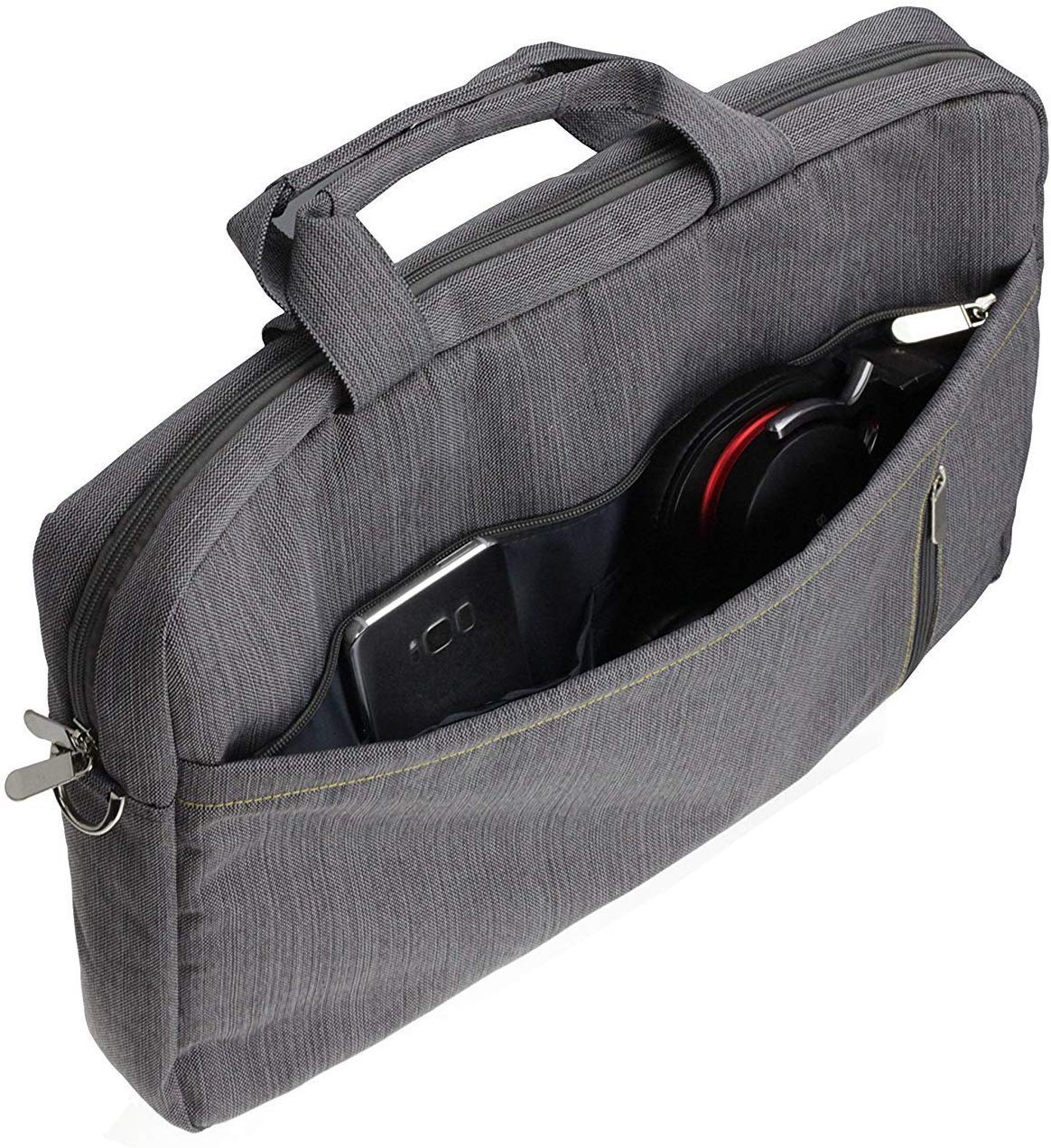 Navitech Grey Premium Messenger/Carry Bag Compatible with The Acer ConceptD 7 Ezel | Ezel Pro