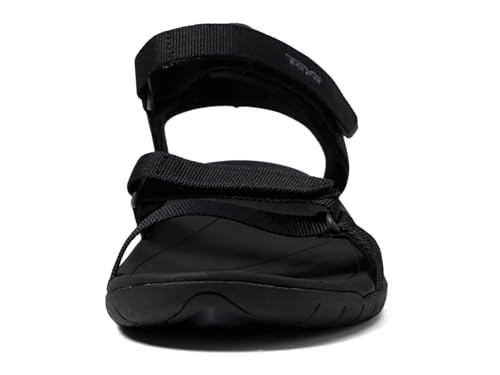 Teva Women's Hurricane Drift Sandal, Black/Black, 7