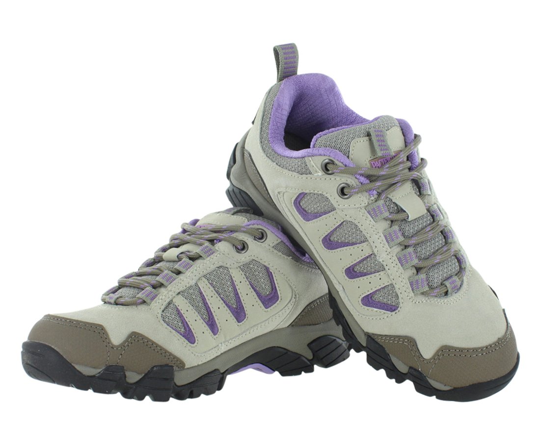 Pacific Trail Womens Alta Leather Hiking, Trail Shoes Gray 9.5 Medium (B,M)