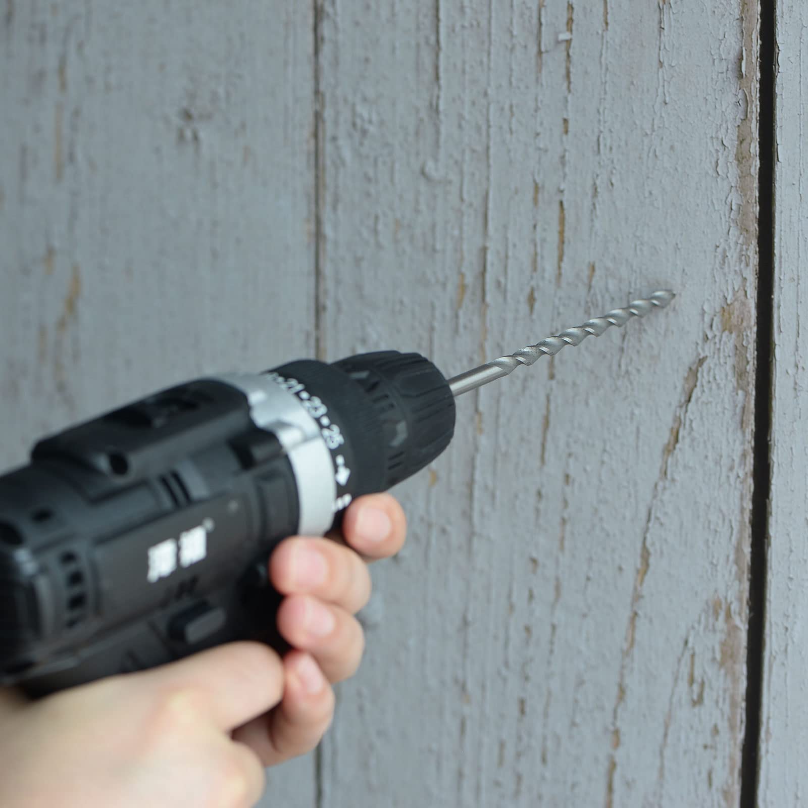 uxcell 7mm Twist Drill Bits, High-Speed Steel Straight Shank Extra Long Drill Bit 300mm Length for Wood Plastic Aluminum
