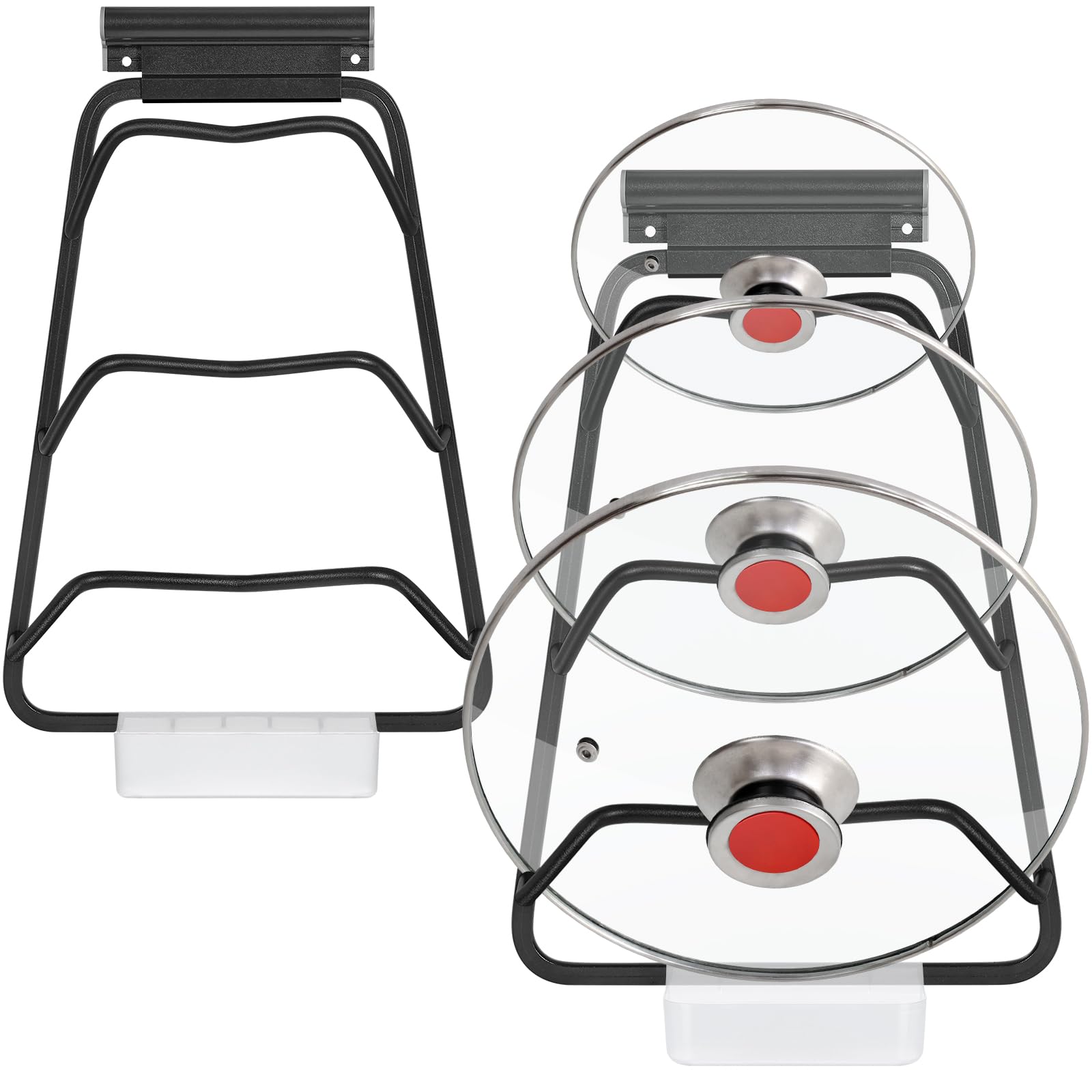 SIMPOR 2 Pack Pot Lid Organizer