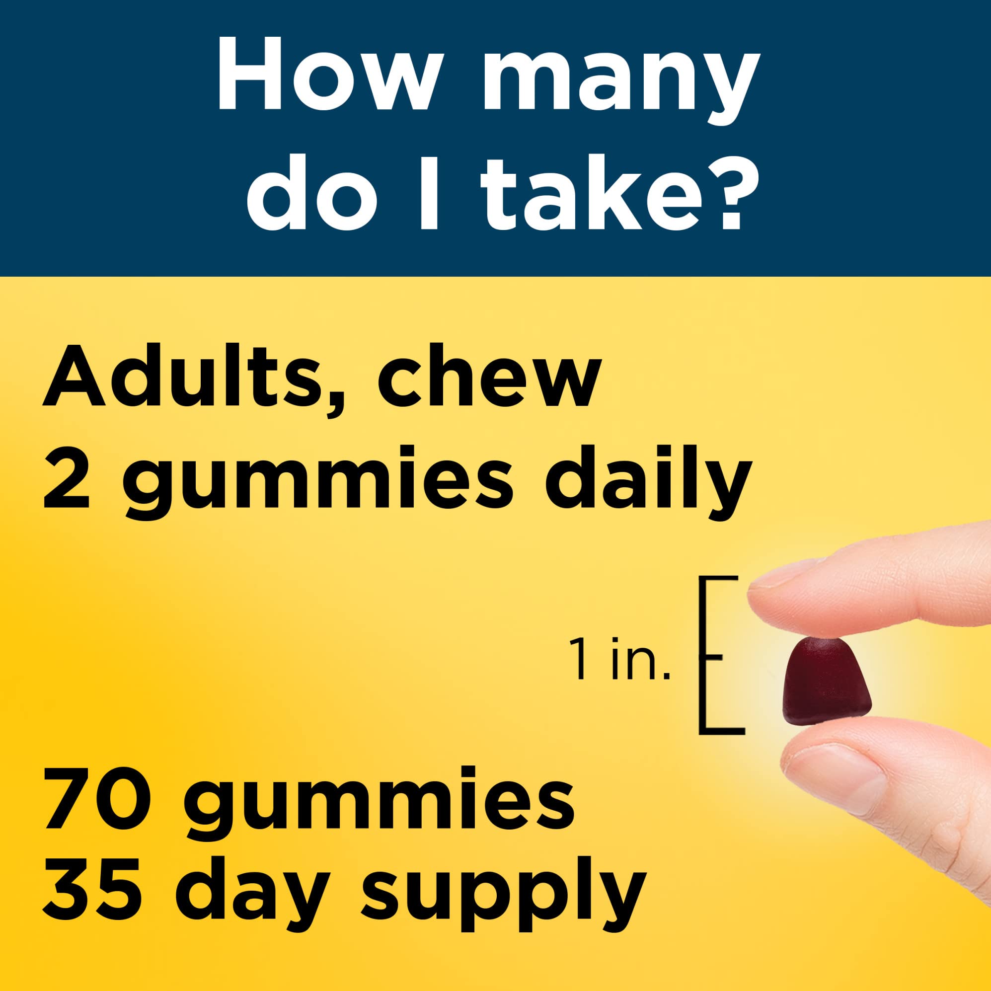 Nature Made Multi for Him, Multivitamin for Men for Energy Metabolism Support, Mens Multivitamins, 70 Gummy Vitamins and Minerals, 35 Day Supply
